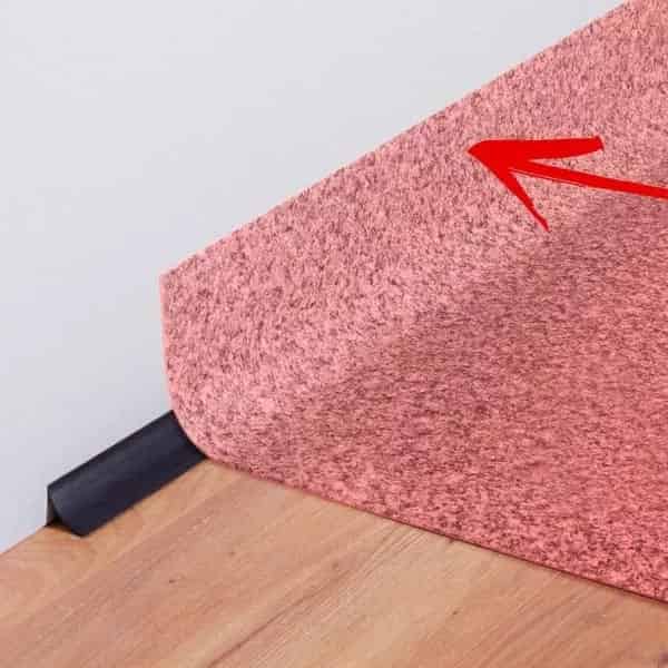 Buy High Quality 2 Metre Plastic Vinyl Soft Flooring Cove Former Black ...