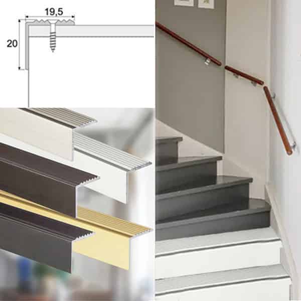 Aluminium Non Slip Stair Nosing Trim – Safe Step Edge in UK