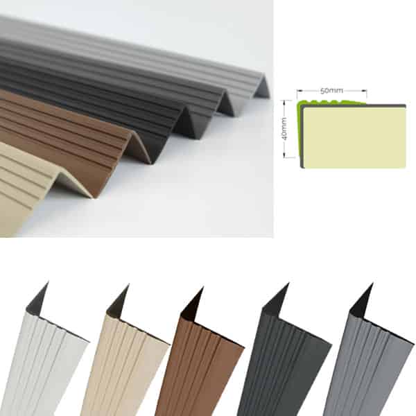 Shop Self Adhesive Stair Nosing | PVC Rubber Bullnose Trim